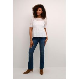 Cream Kurzarm-Bluse CRRemi Feminine in Snow White | Gr.: 38