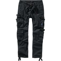 Brandit Cargohose "Pure Slim Fit Pants" in Schwarz | Gr.: M