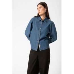 Soaked in Luxury Bluse 'Dielle' Damen Gr&ouml;&szlig;e S blue denim
