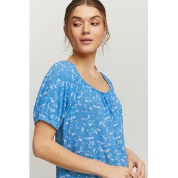 b. young Kurzarm-Bluse BYMMJOELLA Regular fit in Ultramarine Mix | Gr.: 36