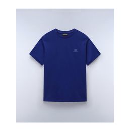 Napapijri T-Shirt "S-Nina" in Blau | Gr.: XL