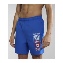 Napapijri Badeshort "V-Sahtu" in Blau | Gr.: XL