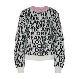 Pieces Pullover Damen Gr&ouml;&szlig;e L rosa / schwarz / wei&szlig;