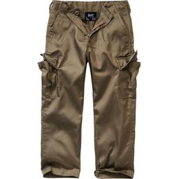 Brandit Kinder Cargohose "Kids Us Ranger Pants" in Gr&uuml;n | Gr.: 122/128