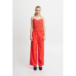 Ichi Casual Hose IHLEXI Regular fit in Poppy Red | Gr.: 36