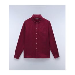 Napapijri Longsleeve "G-Linen Ls" in Rot | Gr.: L