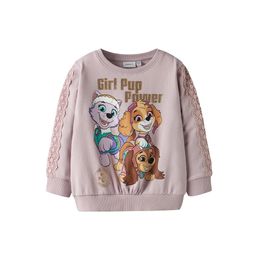 name it Sweatshirt 'NMFNABA PAW' girl Purple size 98