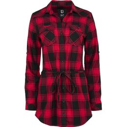 Brandit Minikleid "Women Lucy Longshirt Long Sleeve" in Rot | Gr.: 5XL