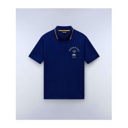 Napapijri Polo "E-Fete Ss" in Blau | Gr.: S