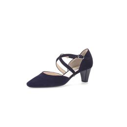 Gabor Fashion Spangenpumps in blau | Gr.: 42