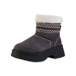 VAN HILL Winter Boots Linda in Grau | Gr.: 38