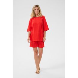 Cream T-shirt CRFria Oversize fit in Flame Scarlet | Gr.: L
