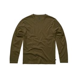 Brandit Longsleeve "Premium Longsleeve Shirt" in Grün | Gr.: M
