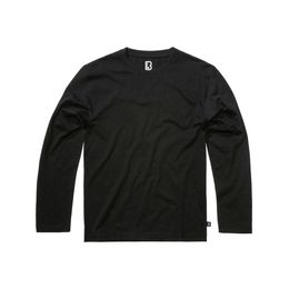 Brandit Longsleeve "Premium Longsleeve Shirt" in Schwarz | Gr.: L