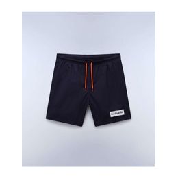 Napapijri Badeshort "V-Box Logo" in Blau | Gr.: 3XL