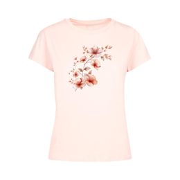 F4NT4STIC Box Tee Rosa Blumenzweig 3D in pink | Gr.: L