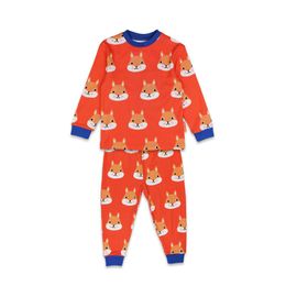 Toby tiger Schlafanzug mit Eichhörnchen Print in orange | Gr.: 110