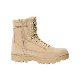 Brandit Stiefel "Tactical Boots Zipper" in Beige | Gr.: 47