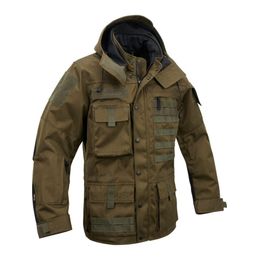 Brandit Parka "Performance Outdoor Jacket" in Grün | Gr.: S