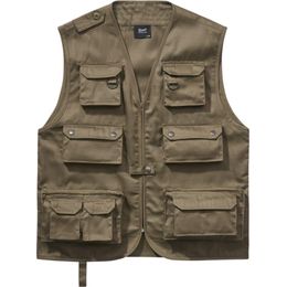 Brandit Weste "Hunting Vest" in Gr&uuml;n | Gr.: XL
