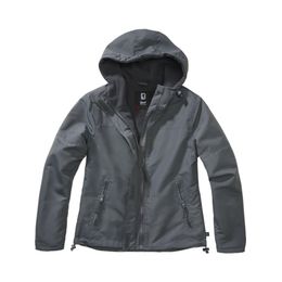 Brandit Jacke "Women Frontzip Windbreaker" in Grau | Gr.: XS