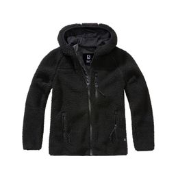 Brandit Fleecejacke/Fleecepullover "Women Teddyfleece Jacket Hooded" in Schwarz | Gr.: S