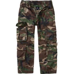 Brandit Kinder Cargohose "Kids Pure Vintage Pants" in Camouflage | Gr.: 134/140