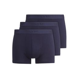 OLYMP Boxershort 3er Pack in Blau | Gr.: XXL