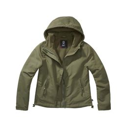 Brandit Jacke "Women Frontzip Windbreaker" in Gr&uuml;n | Gr.: 4XL