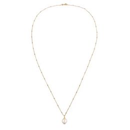 Elli Premium Kette Damen Gr&ouml;&szlig;e 70 gold / perlwei&szlig;