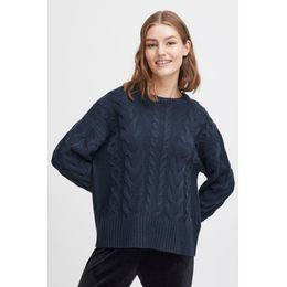 oxmo Strickpullover OXOtana in Dunkelblau | Gr.: M