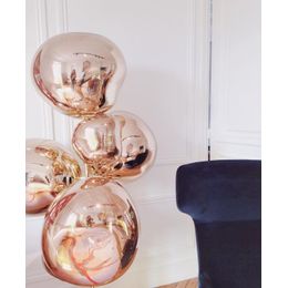 Tom Dixon Melt Floor Chandelier LED Opal/Silver