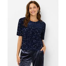 Brax Damen Shirt Style CARA S midnight blue, dunkelblau, Gr. 48