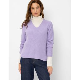 Brax Damen Strickpullover Style LANA gentle lilac, helles lila, Gr. 34