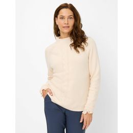 Brax Damen Strickpullover Style LEA canvas, hellbeige, Gr. 40