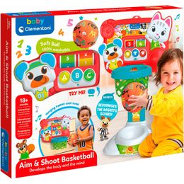 Lernspielzeug Clementoni "Interaktiver Basketball-Korb", bunt, Lernspielzeug, Kinder, Kunststoff, mit Licht und Sound