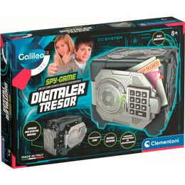 Experimentierkasten Clementoni "Galileo Spy, Digitaler Tresor", frz:, Experimentierkästen, Kinder, mir Licht- und Soundeffekt