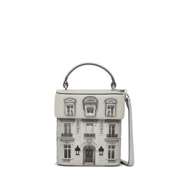 K by KARL LAGERFELD Karl Lagerfeld Handtasche 'Essentials Maison' Damen Größe One Size beige / hellgrau / schwarz