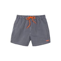 Buffalo Badeshorts Herren Größe M orange / schwarz / weiß