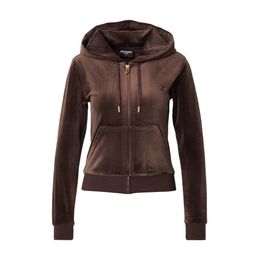 Juicy Couture Zip-Up Hoodie 'ROBERTSON' female Brown size XS