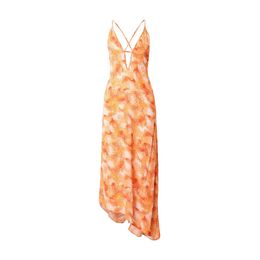 Iro Kleid Damen Größe 40 orange / hummer / weiß Winterkleid
