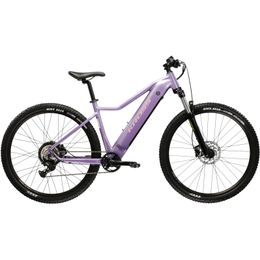 E-Bike KROSS "KROSS E-MTB Lea Boost 1.0 522 29" lila 8 Gänge" Gr. 46, lila (lila, lila), Elektrofahrräder, 46cm, 29 Zoll (73,66cm)