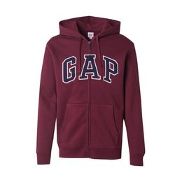 GAP Sweatjacke 'HERITAGE' Herren Größe S marine / weinrot / weiß