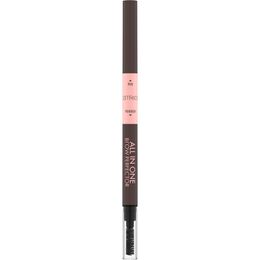 Catrice Augenbrauen-Stift »All In One Brow Perfector« mit medium-softer Textur Dark Brown 3 in 1, nur ein Produkt nötig