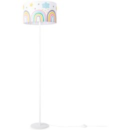 Paco Home Stehlampe »Tweet 462« E27 Lampe Kinderzimmer Kinderlampe Babyzimmer E27 Regenbogen Sonne Wolken weiß