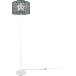 Paco Home Stehlampe »Aleyna 105« E27 Kinderlampe LED Kinderzimmer Lampe Sternen-Motiv, Deko E27 weiß