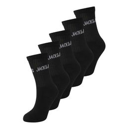 Jack & Jones Jack & Jones Junior Socken 'JACREGEN' Jungen Größe 33/37 schwarz / weiß
