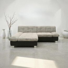 DOMO collection Ecksofa »100031 kompakte Stellmaße, komfortabel und bequem, L-Form« wahlweise mit Bettfunktion und Armteilverstellung. Breite 234...