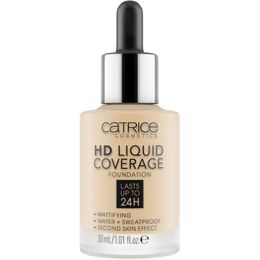 Catrice Foundation »HD Liquid Coverage Foundation« mit leichter Textur Ivory Beige 0 Hohe und gleichzeitig natürliche Deckkraft