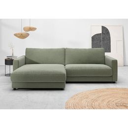 Home Affaire Ecksofa »Ecksofa Jiro, L-Form, große Sitztiefe, Breite 265 cm« lose Sitz- & Rückenkissen, weicher Polsteraufbau, komfortabel & modern...